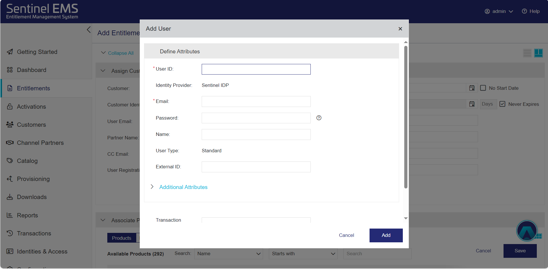 Getting Started with Sentinel RMS—Dynamic Entitlements