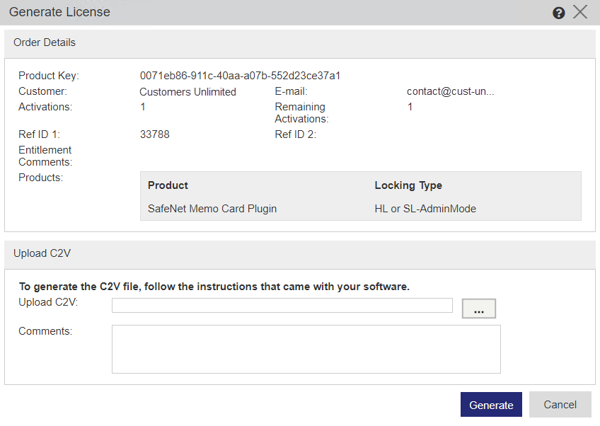 End-User Activation for the Product Key