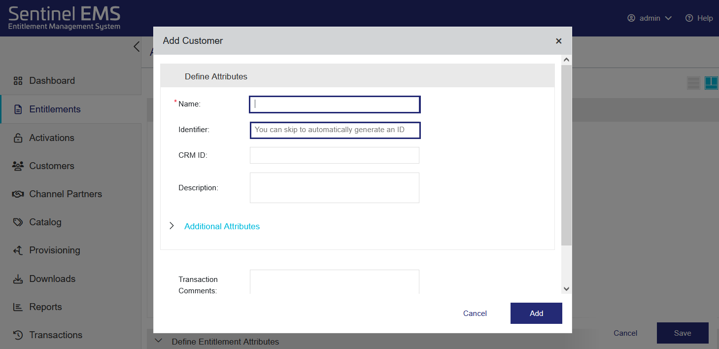 Getting Started with Sentinel RMS—Dynamic Entitlements